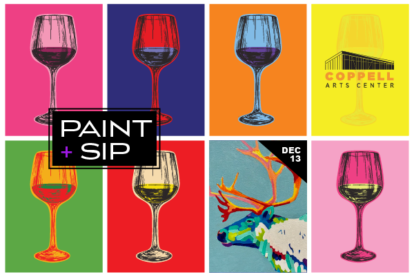 December Paint & Sip: Pop Art Reindeer | Coppell Arts Center