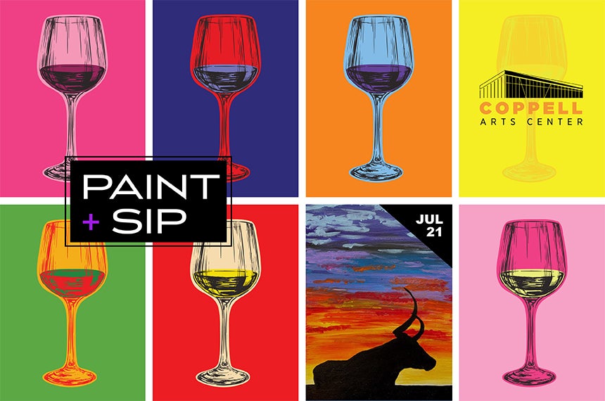 Paint & Sip Art with Createria Studios | Coppell Arts Center