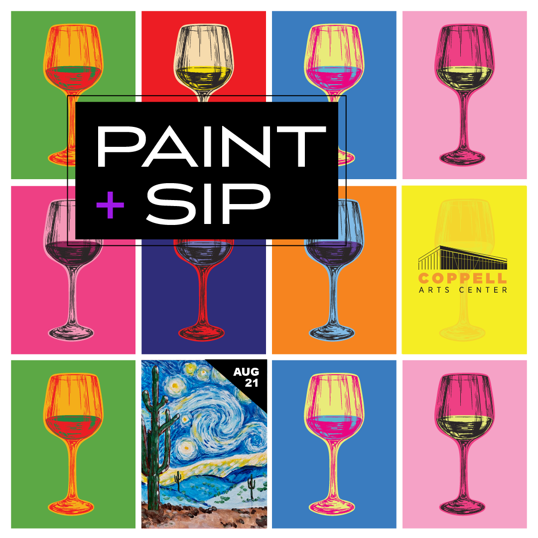 August Paint & Sip: A Starry Night (Texas Version) | Coppell Arts Center